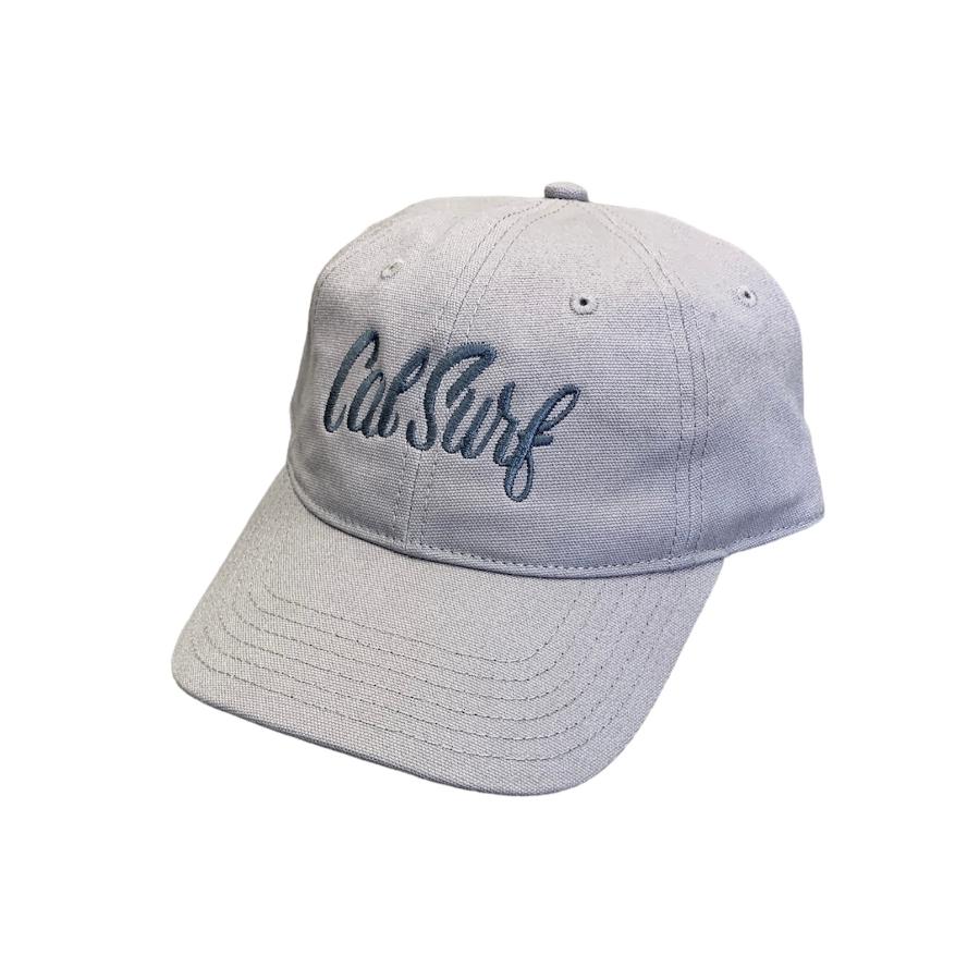 Cal Surf Sign Script Canvas 6-Panel (TAN) Accessories Hats at Cal Surf