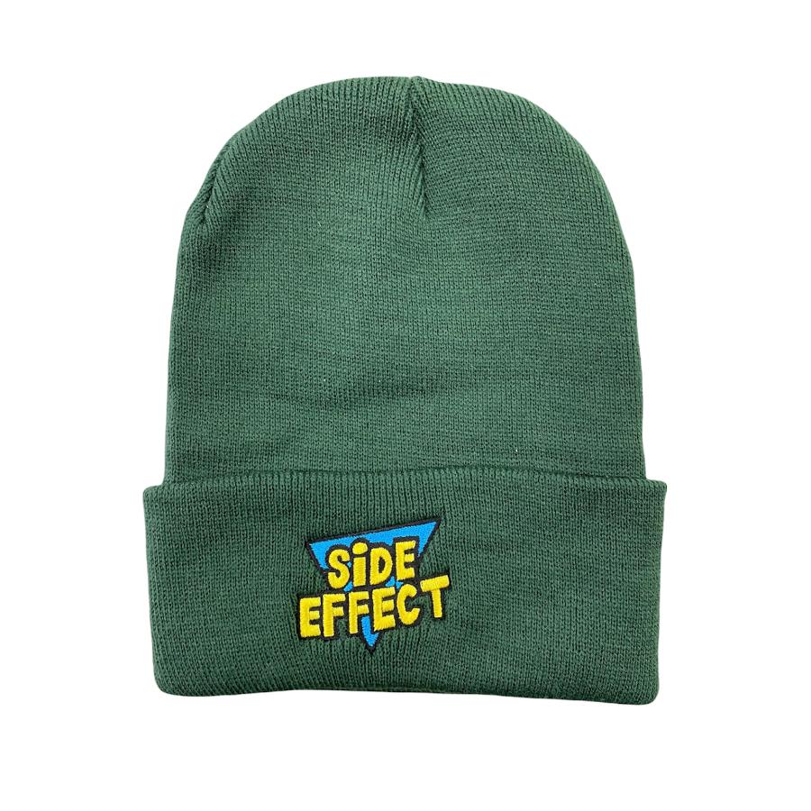 Side Effect Logo Beanie (DRK GRN) Beanies at Cal Surf