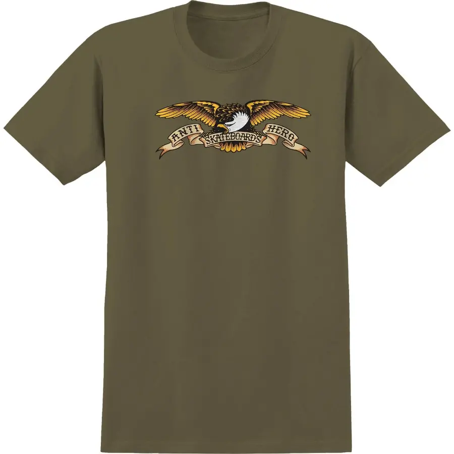 Anti Hero Eagle Safari Tee (Grn) T-Shirts Short Sleeve Tees at Cal Surf