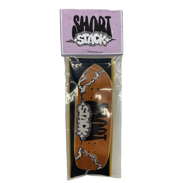 Short Stack Short Stack Logo Deck Poker Shape (org) Fingerboards Decks ...