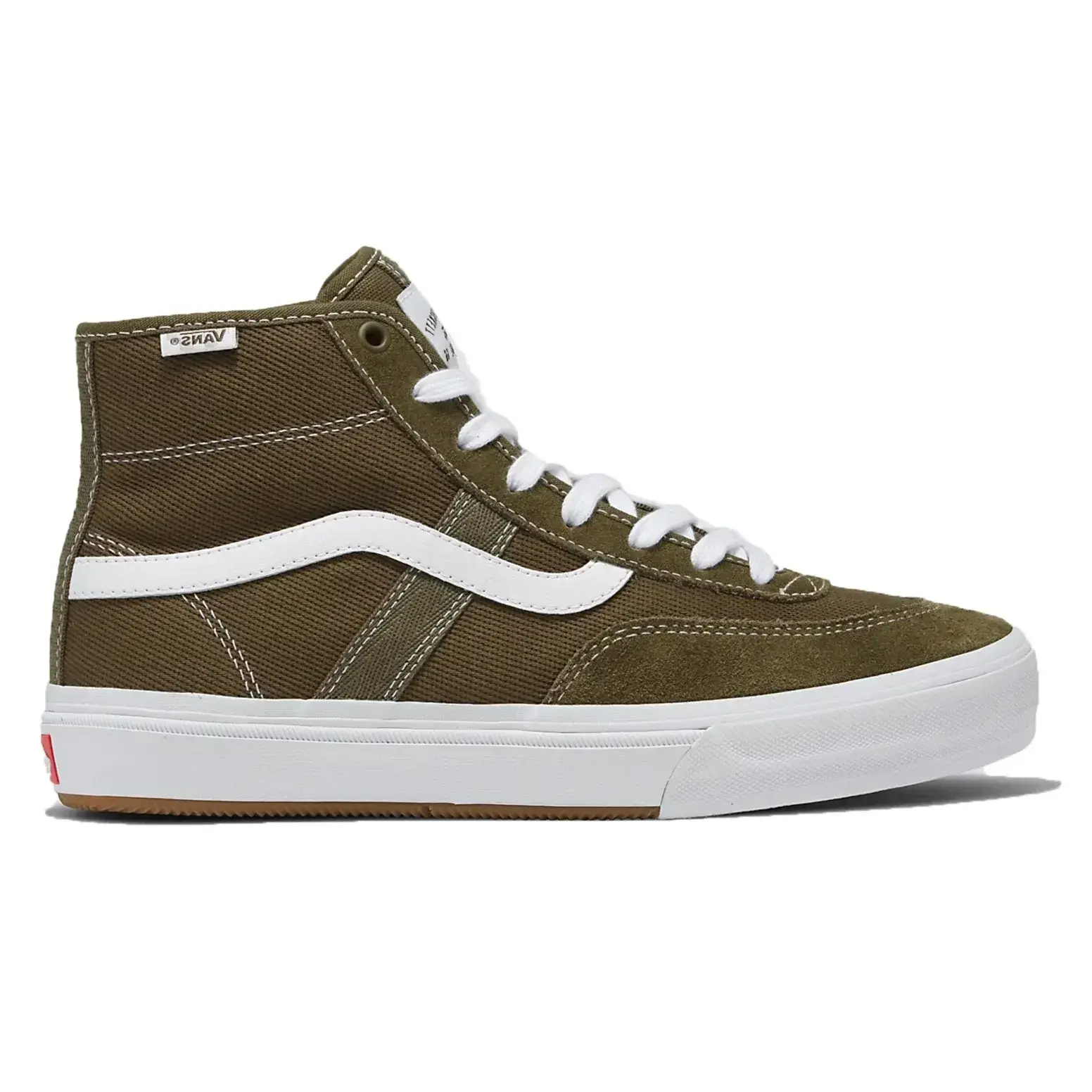 Vans Crocket High (Dark Olive) Mens at Cal Surf