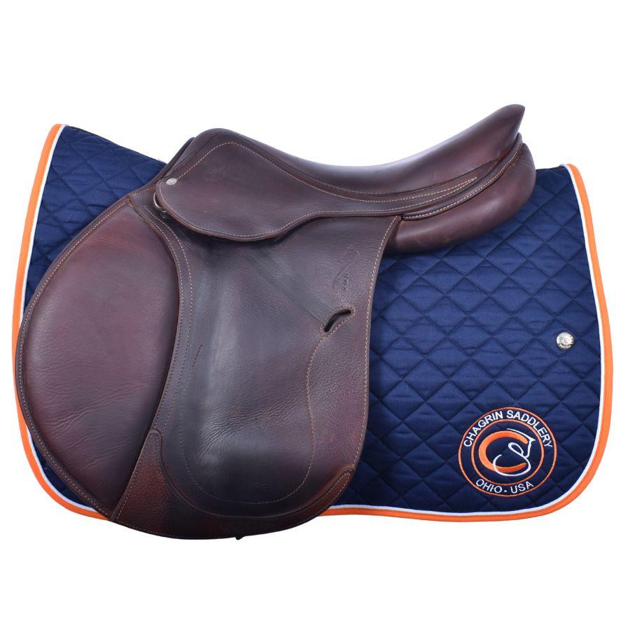 Antares 17 IN Antares Contact Saddle Wide Tree 2020 Jumping Close-Contact at Chagrin Saddlery Main