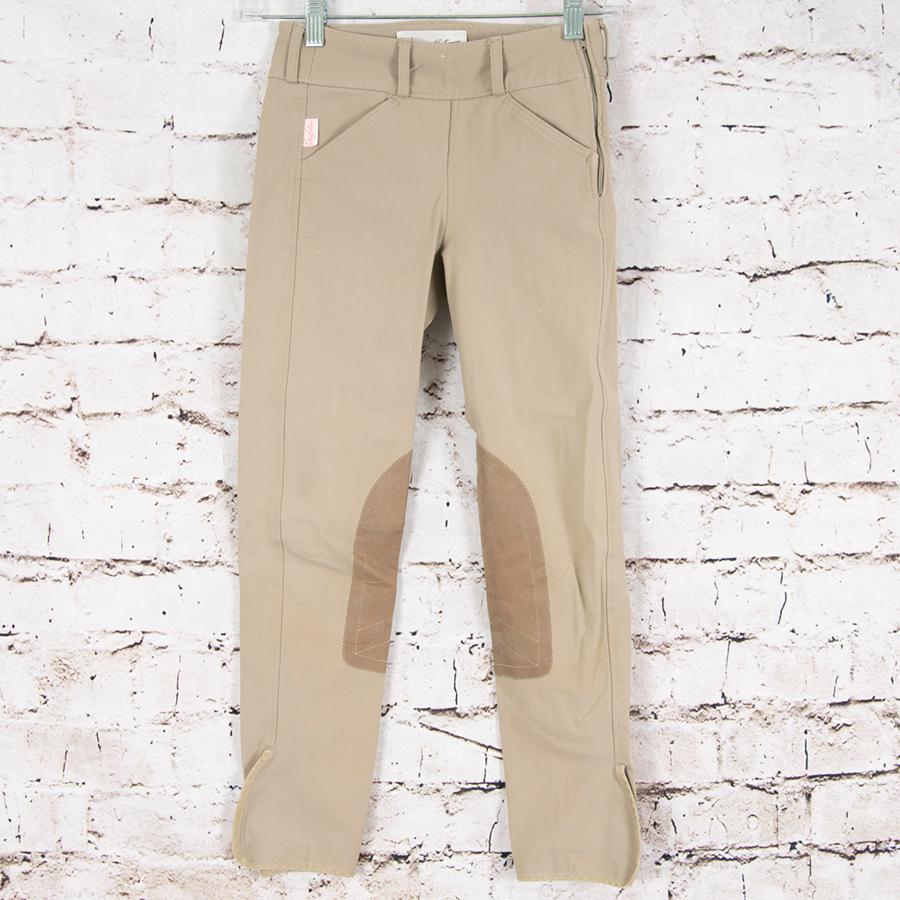 The Tailored Sportsman Consigned Girls Low Rise Side Zip Breech (Size ...