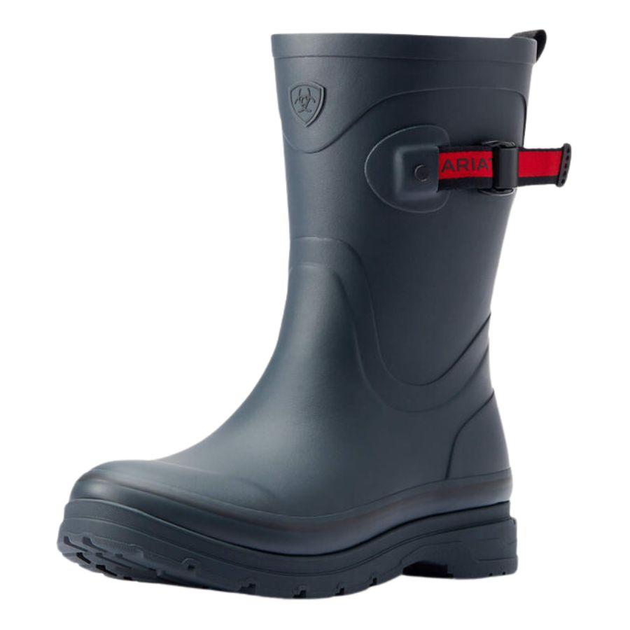 Ariat Kelmarsh Mid Waterproof Barn Boot (Navy) Barn Boots at Chagrin ...
