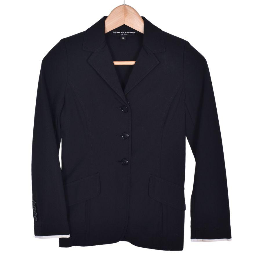Charles Ancona Consigned Girls Hunt Coat (Black, 12) Girls Coats at ...