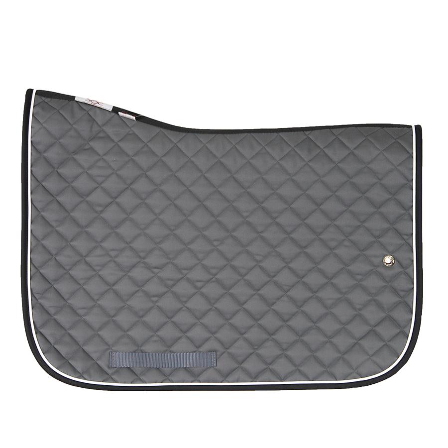 Ogilvy Equestrian Jump Baby Pad with Piping and Girth Loops (Grey/White ...