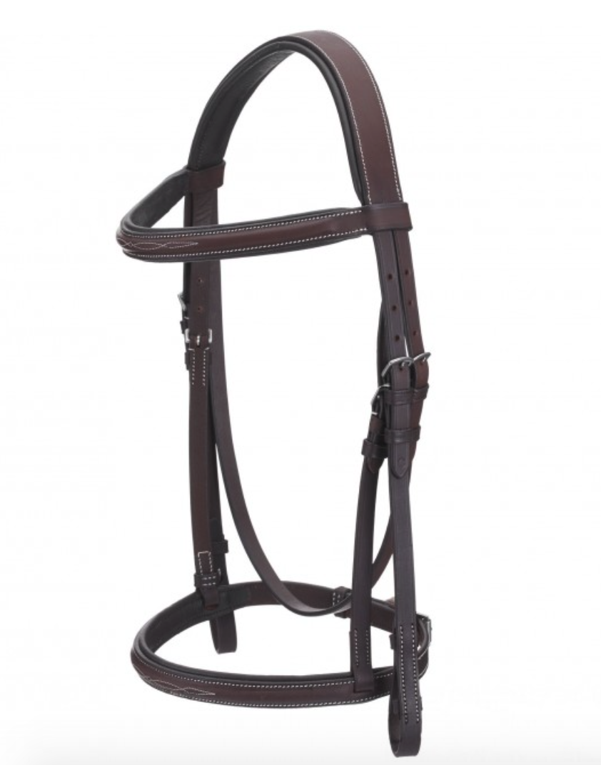 RHC Italian Padded Leather Fancy Stitched Bridle Hunter Bridles at ...