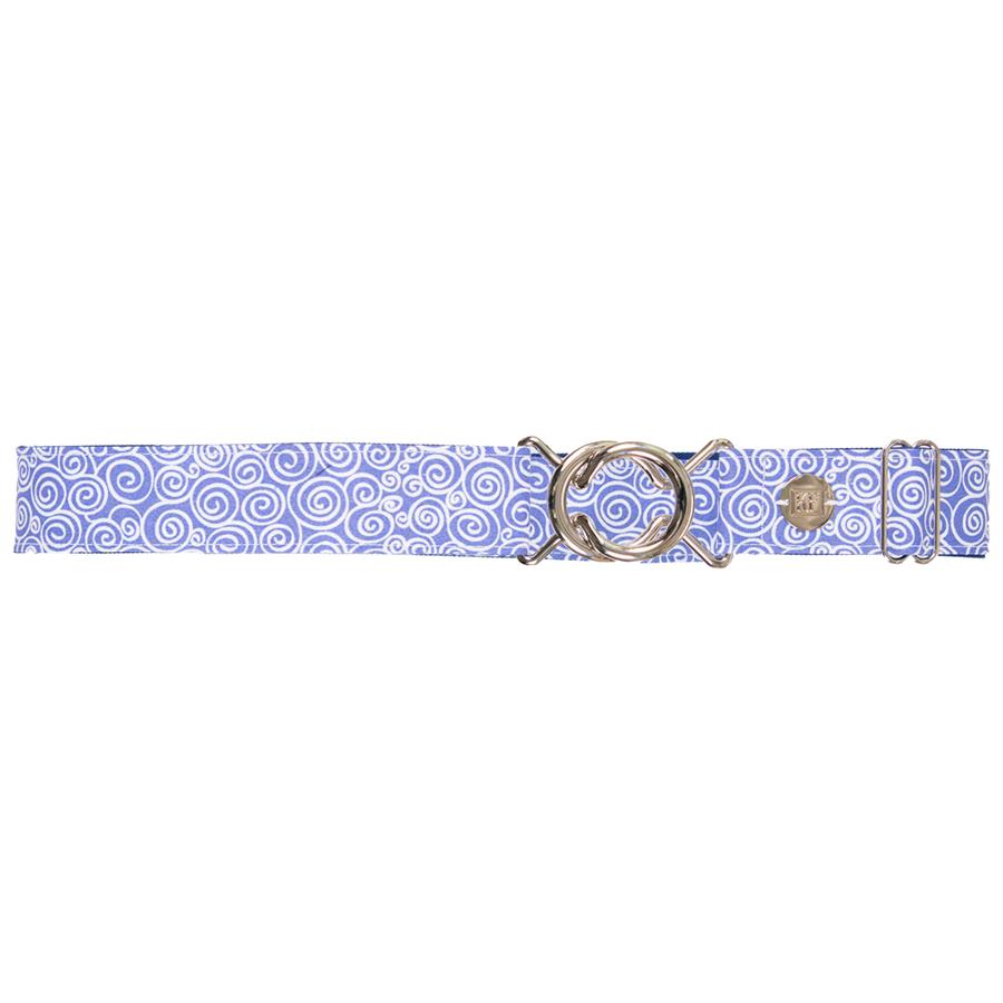 EC Belts Silver Interlocking Adjustable Belt (Swirls) Accessories Belts ...