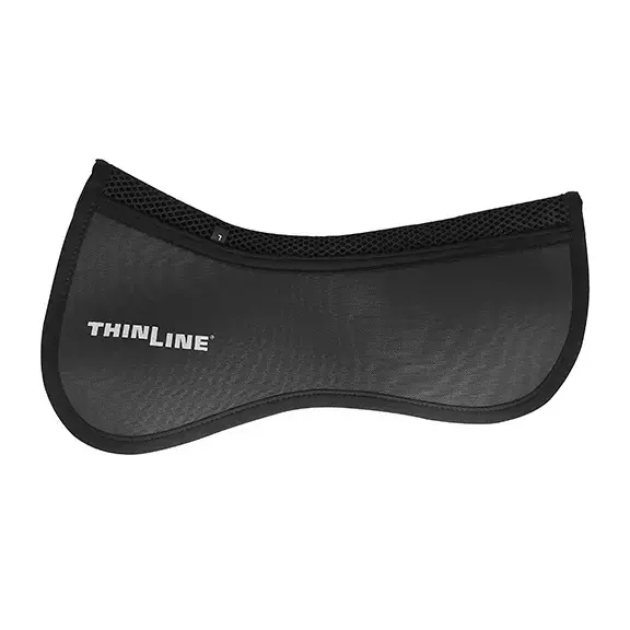 Thinline Perfect Fit Pad English (Black) Half Pads at Chagrin Saddlery Main