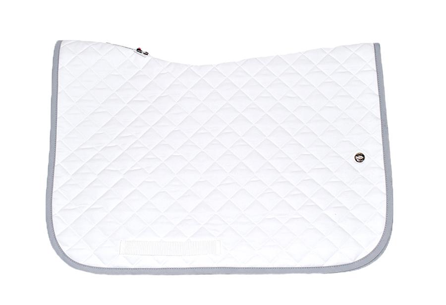 Ogilvy Equestrian Jump Baby Pad with Girth Loops (White/Light Grey) All ...