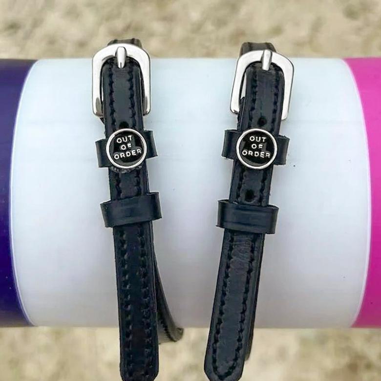 Mane Jane Out of Order Spur Straps (Black) Adult Spur Straps at Chagrin ...
