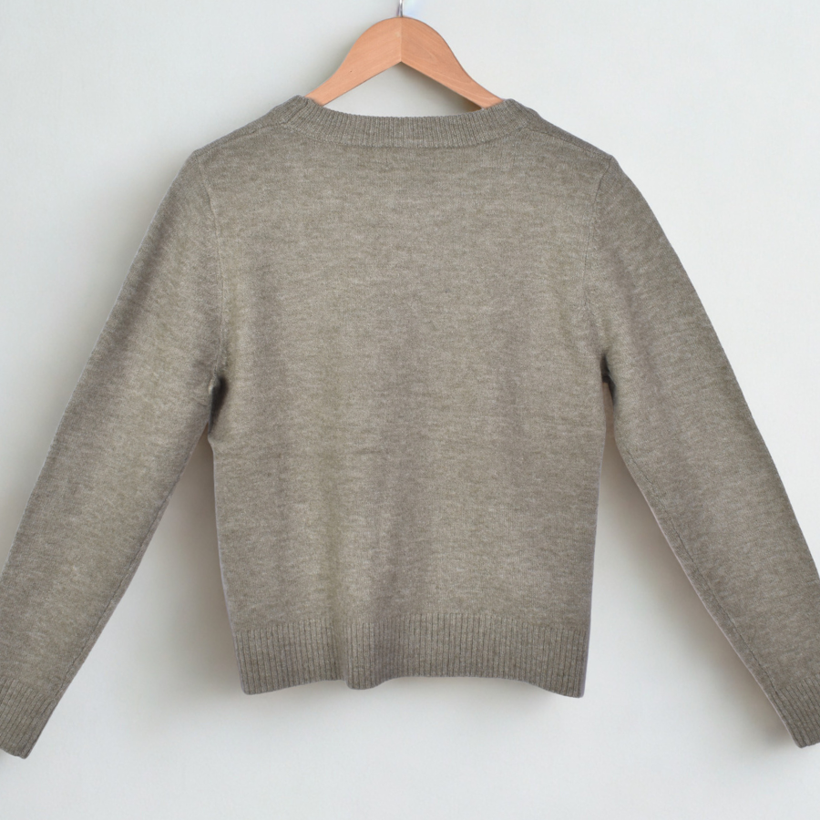 Chagrin Saddlery Basic Cozy Horseshoe Crewneck (Sage) Sweaters at ...