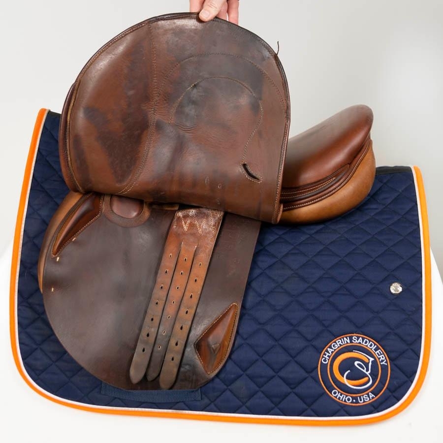 Antares 17IN Antares Full Calf Saddle Medium Wide Tree 2011 Jumping ...