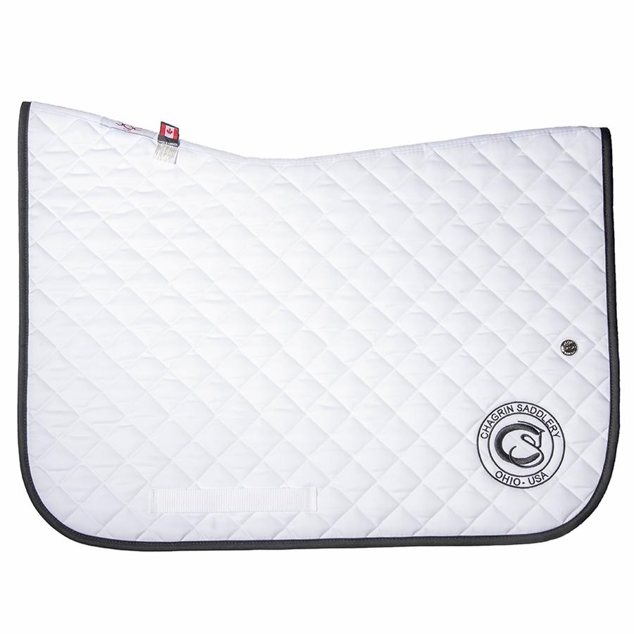 Ogilvy Equestrian CS Logo Jump Baby Pad (White/Black) All Purpose and ...