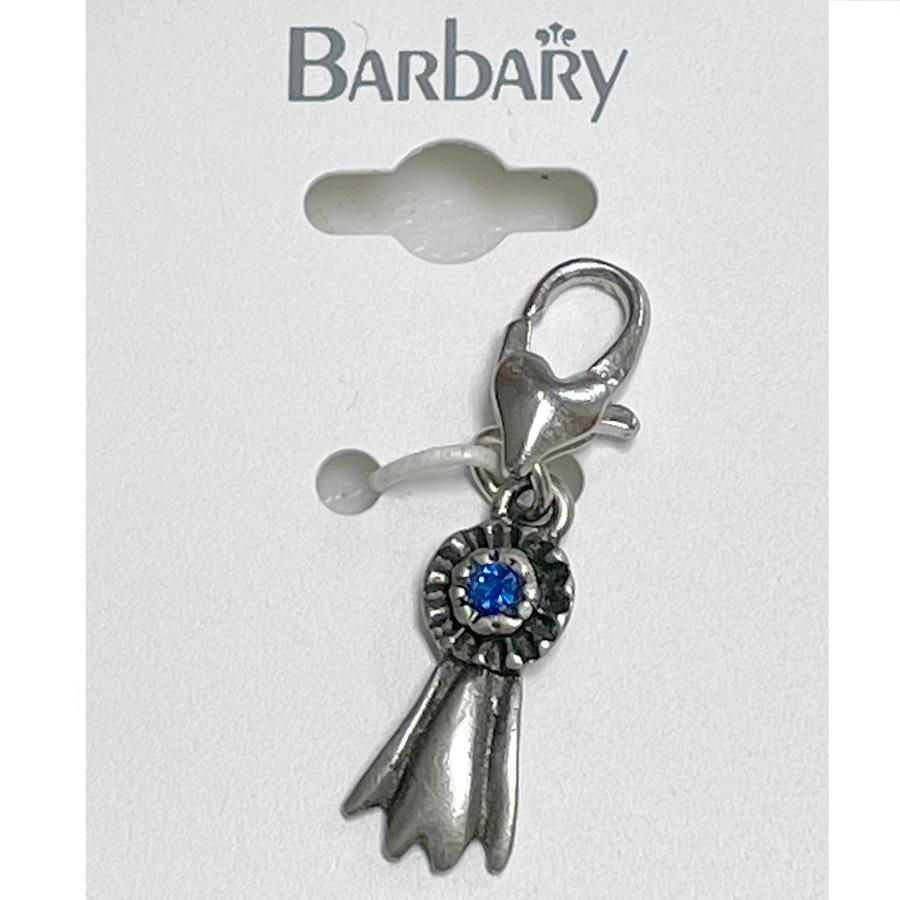 The Finishing Touch Silver Blue Ribbon Charm Equestrian Jewelry at ...