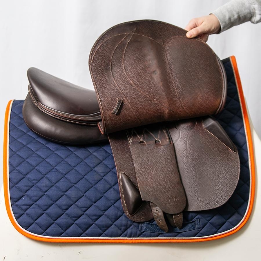 Devoucoux 17.5 IN Devoucoux Biarritz O Saddle Wide Tree 2016 Jumping ...