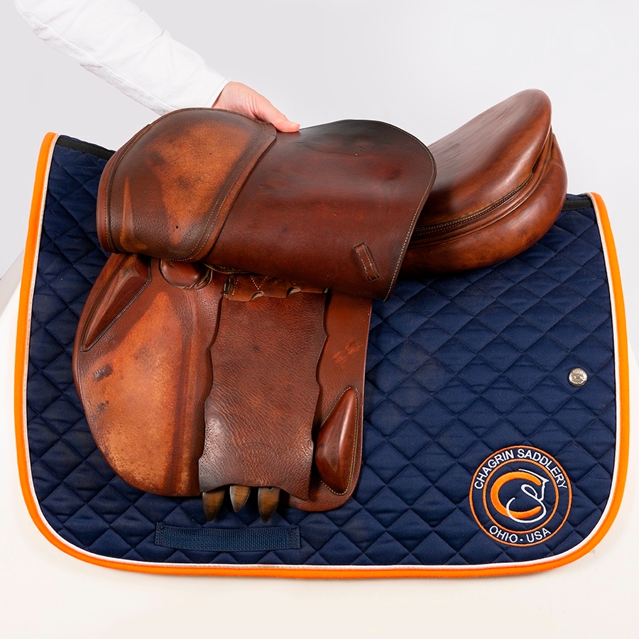 Devoucoux 18 IN Devoucoux Biarritz Saddle Wide Tree 2010 Jumping Close ...