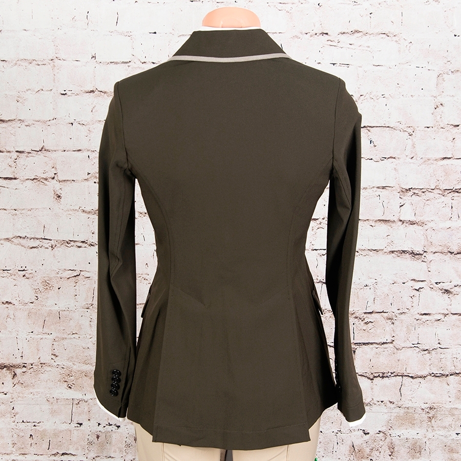 Charles Ancona Consigned Ladies Hunt Coat with Trim (Dark Green, Size 6 ...