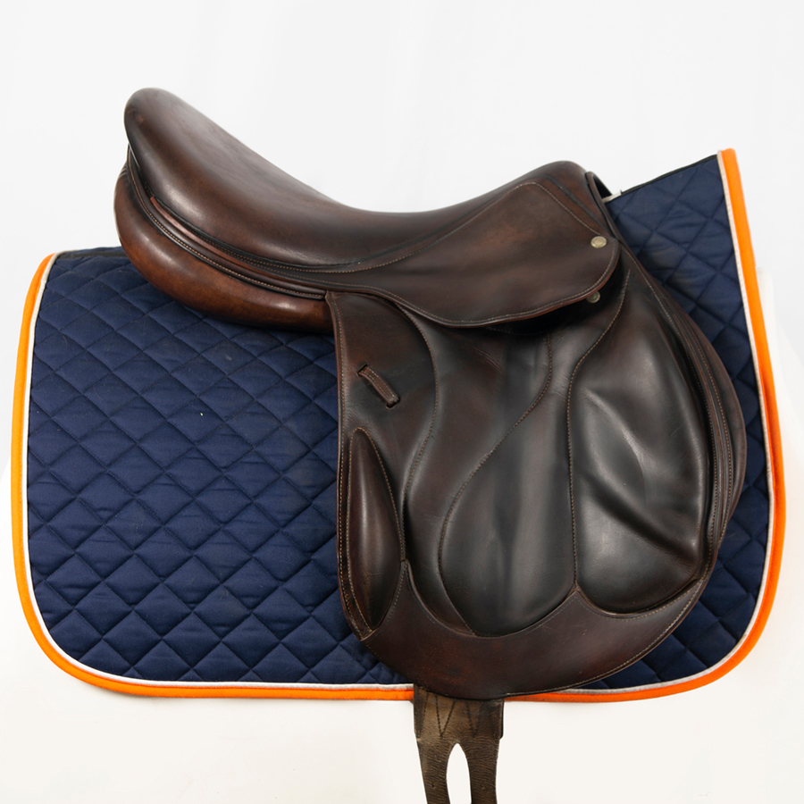 Devoucoux 18 IN Devoucoux Chiberta Monoflap Saddle Medium Wide Tree ...