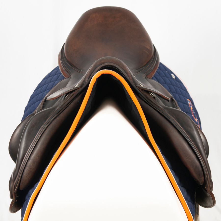 Devoucoux 18 IN Devoucoux Chiberta Monoflap Saddle Medium Wide Tree ...