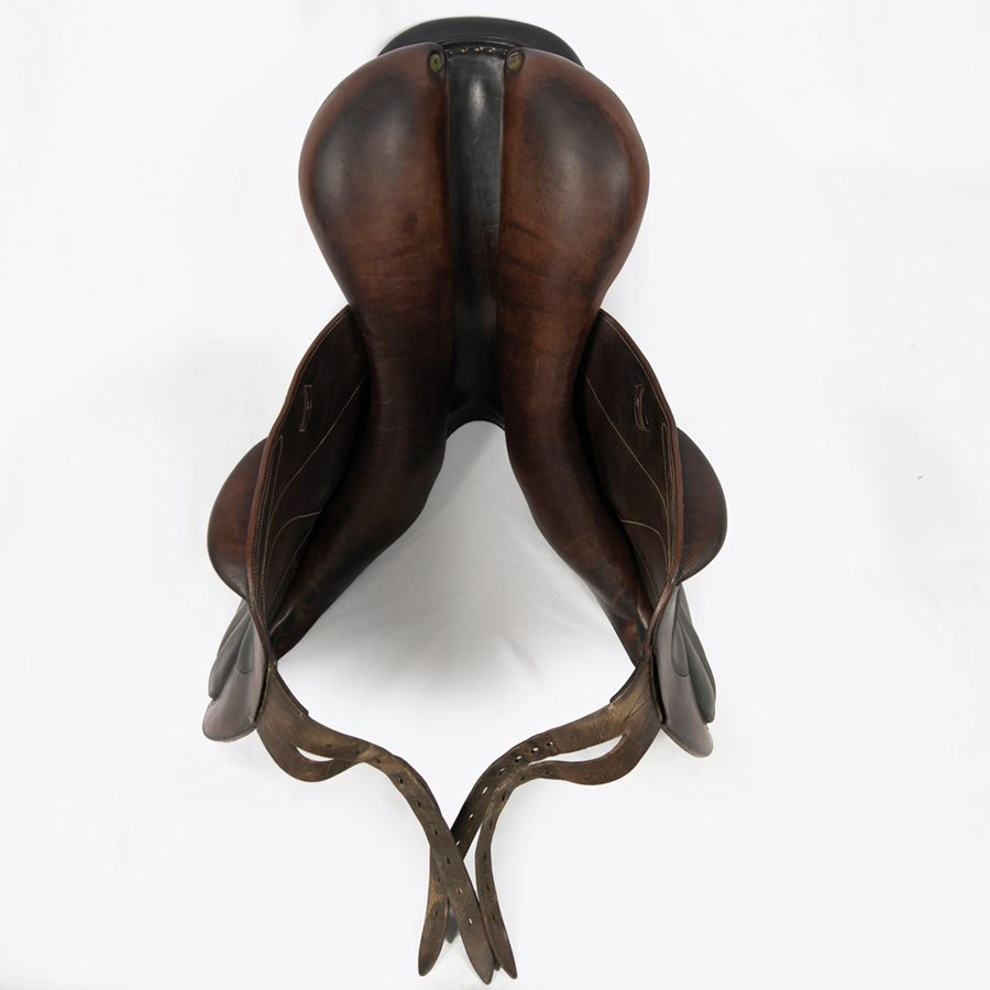 Devoucoux 18 IN Devoucoux Chiberta Monoflap Saddle Medium Wide Tree ...