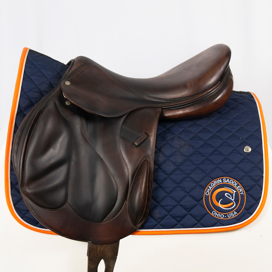 Devoucoux 18 IN Devoucoux Chiberta Monoflap Saddle Medium Wide Tree ...