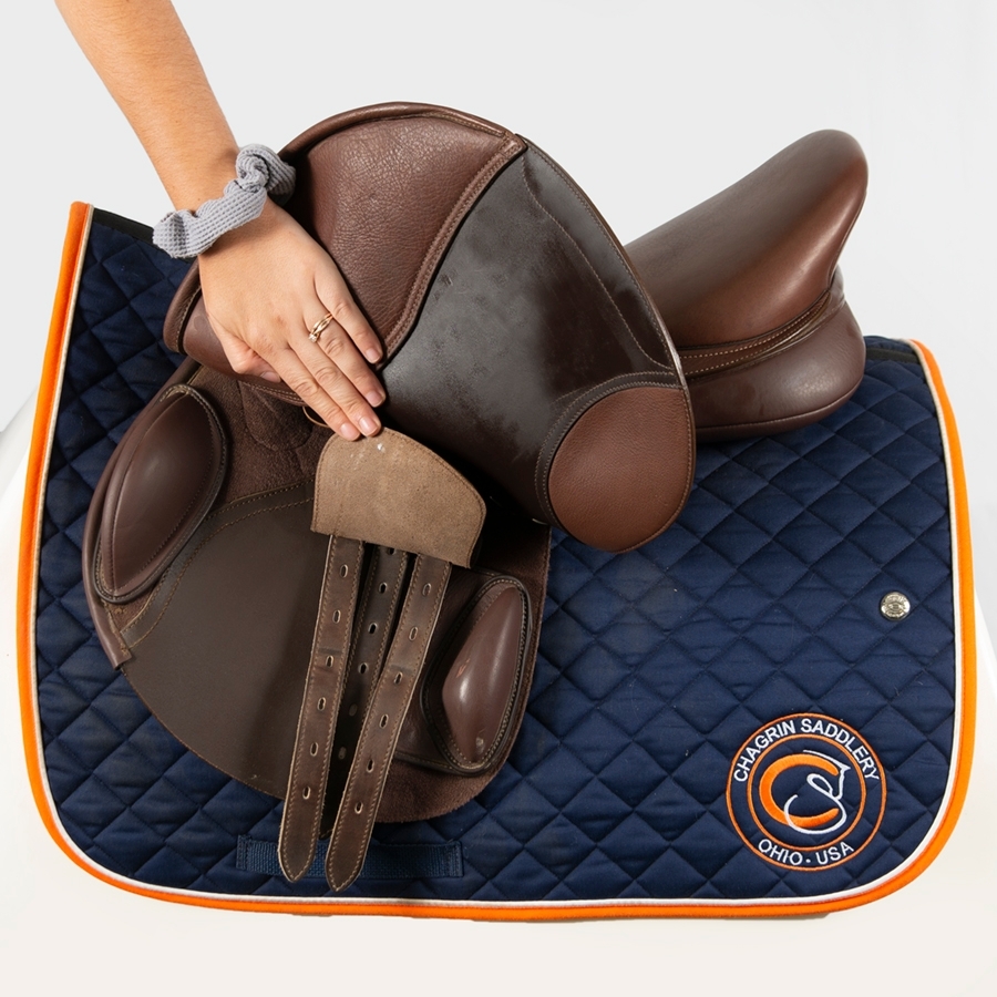 Bates Saddles 17 IN Bates Elevation Deep Seat + Hart Saddle Medium Tree ...