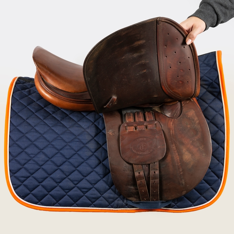 Tad Coffin 17 IN Tad Coffin A5 Saddle Medium Tree 2001 Jumping Close ...