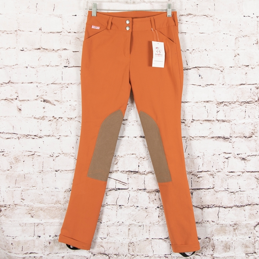 Belle & Bow Equestrian Consigned Girls Jodhpur (Rust, 12R) Girls ...