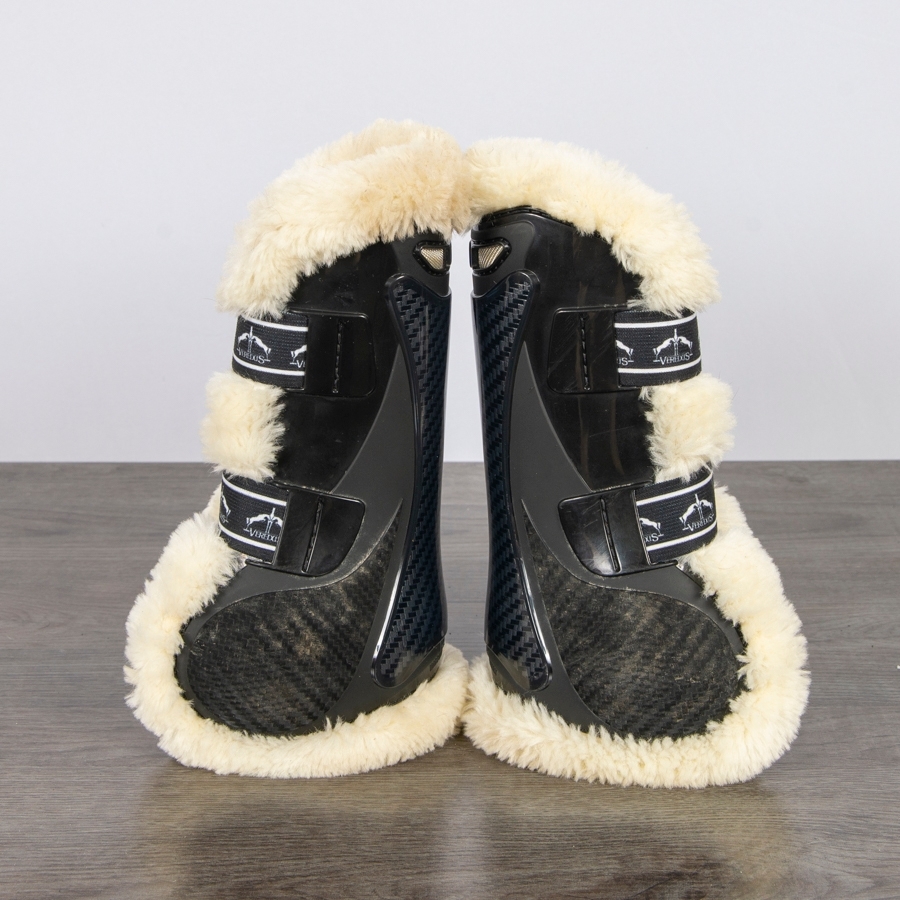 Veredus Consigned STS Vento CarbonGel Open Front Boots (Black, Large ...