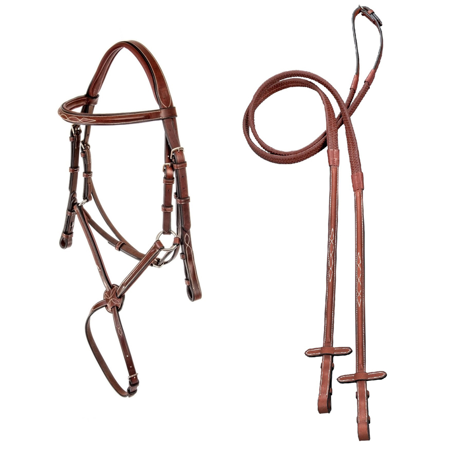 Arc De Triomphe Tack Pre-Oiled Imperial Raised Fancy Figure 8 Monocrown ...