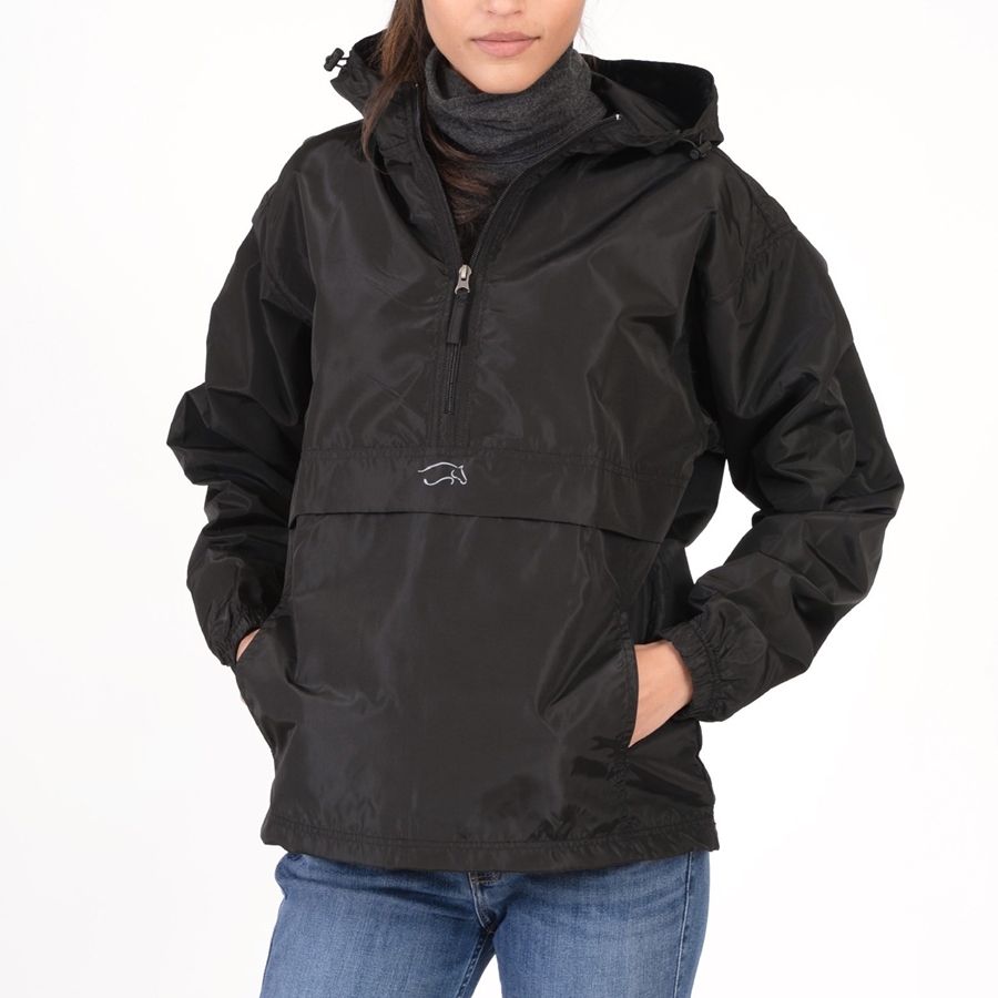 Chestnut Bay Rainy Day Pullover (Black) Adult Jackets at Chagrin ...