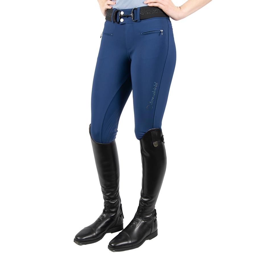 Samshield Apparel Clara High Rise Knee Patch Breech (Midnight Blue ...