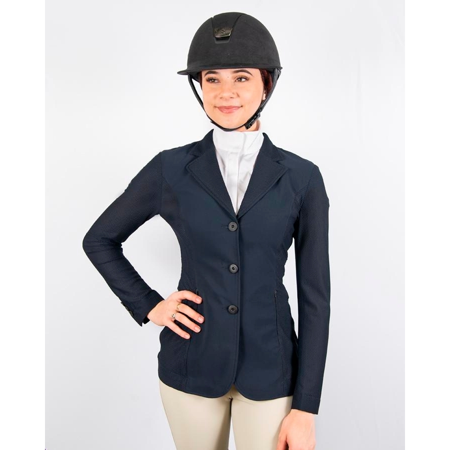 RJ Classics Ladies Harmony Mesh Show Coat (Navy Blue) Ladies Show Coats ...