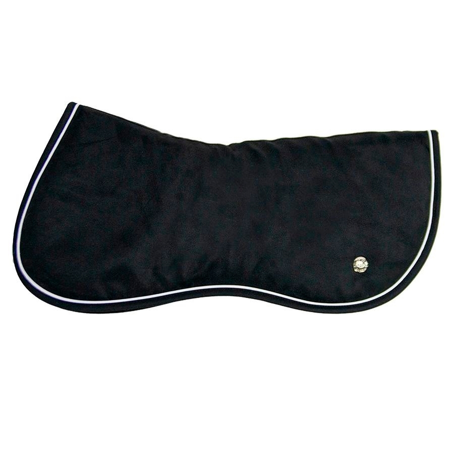 Ogilvy Equestrian Gummy Jump Half Pad (Black/White/Black) Half Pads at ...