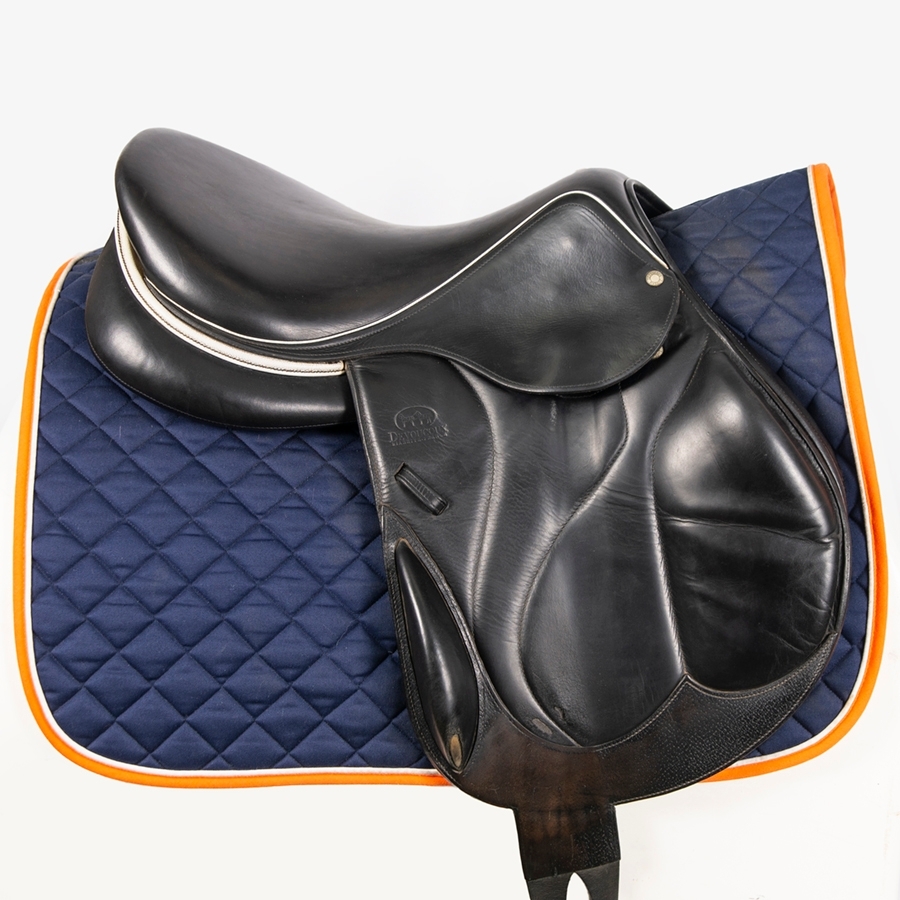 Devoucoux 17.5 IN Devoucoux Chiberta O Monoflap Saddle Medium Wide Tree ...