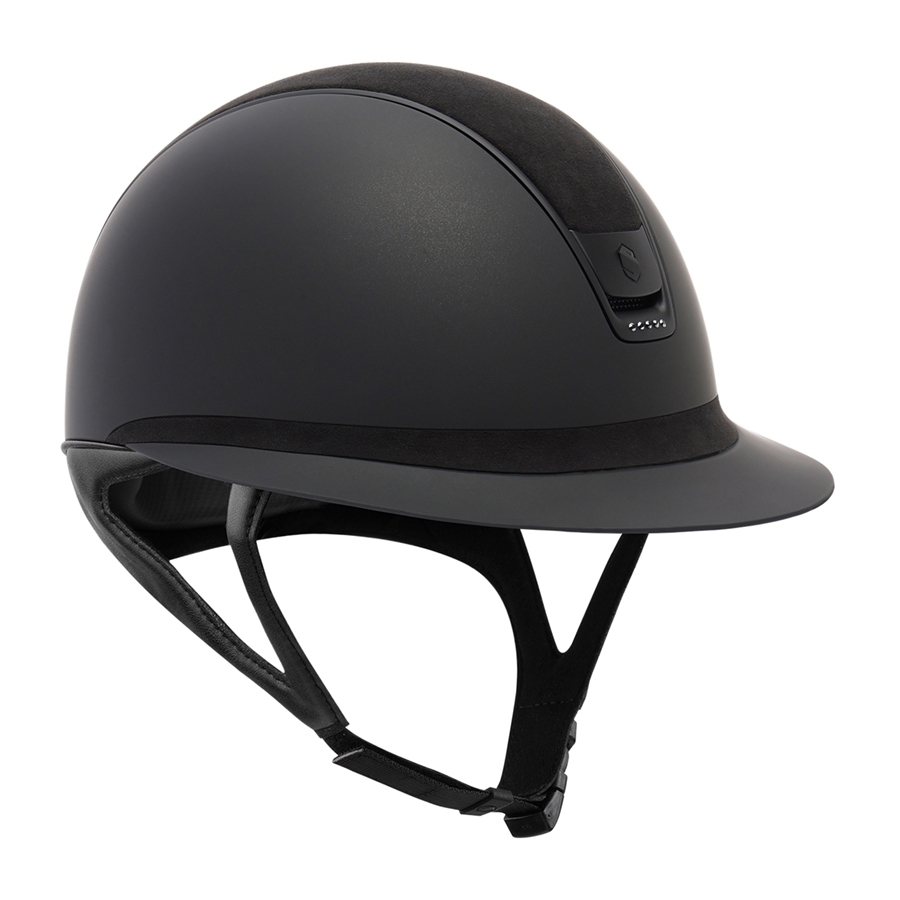 Samshield Helmets Miss Shield Black Matte Alcantara Top 5 Crystal 2.0 ...