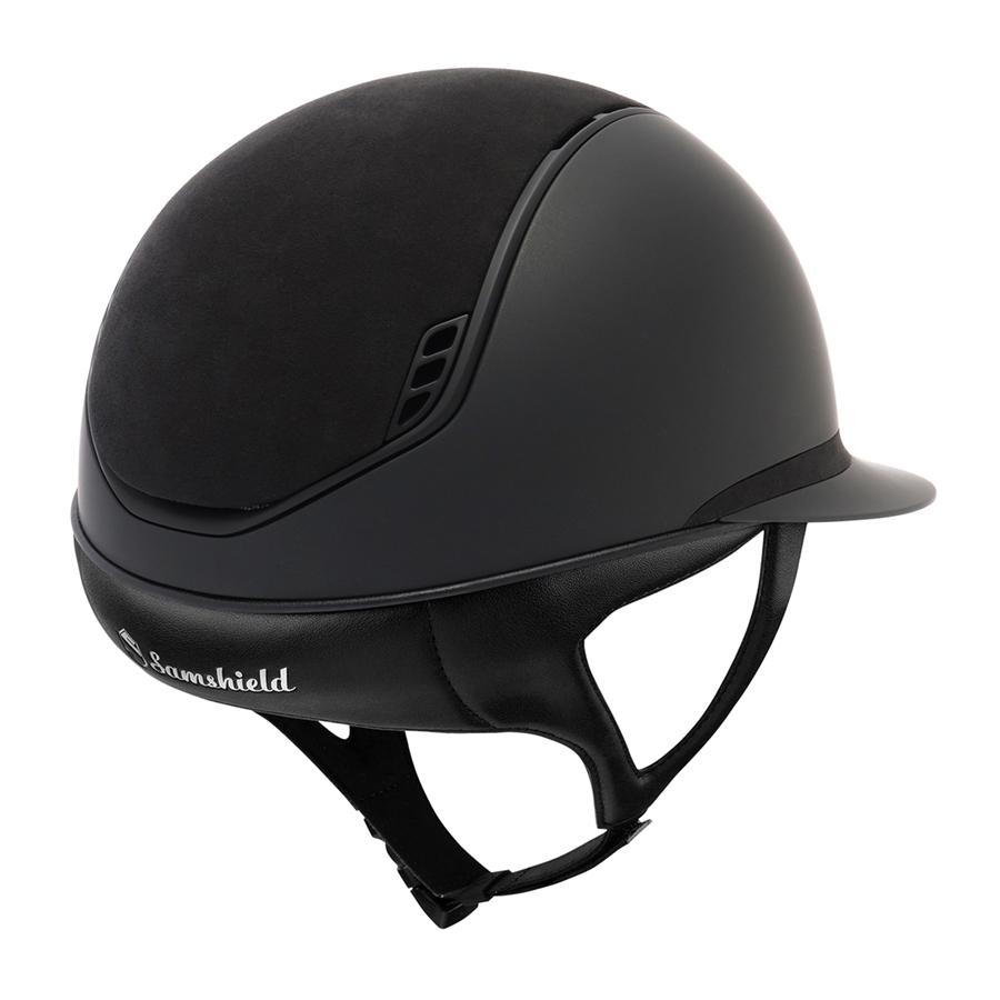 Samshield Helmets Miss Shield Black Matte Alcantara Top 5 Crystal 2.0 ...