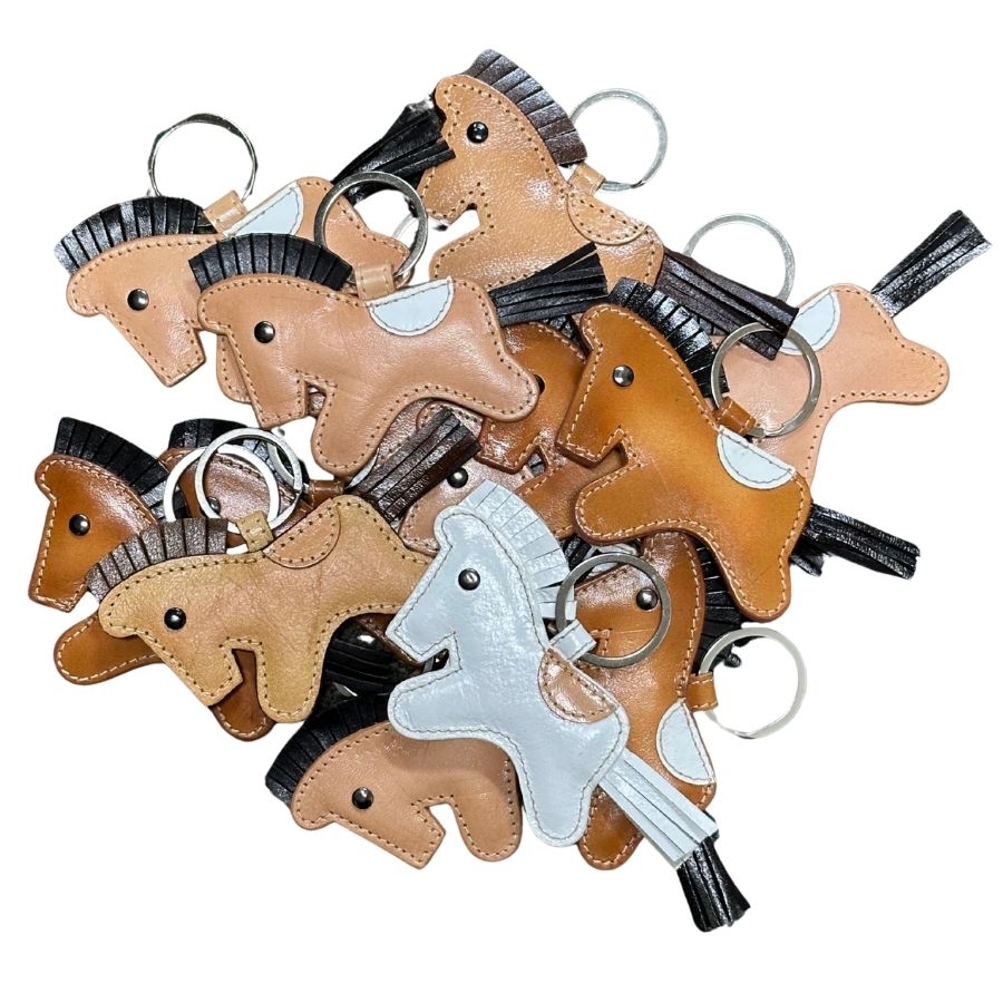 Sport Horse Lifestyle Leather Horse Keychain (Various) Keychains at ...