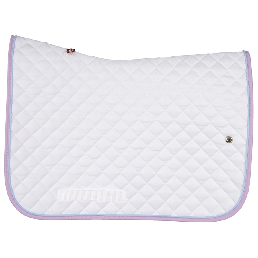 Ogilvy Equestrian Jump Baby Pad with Piping(White/Baby Blue/Lavender ...