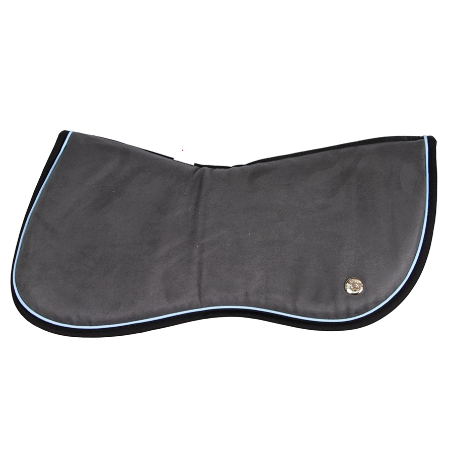 Ogilvy Equestrian Jump Half Pad (Grey/Baby Blue/Black) Half Pads at ...