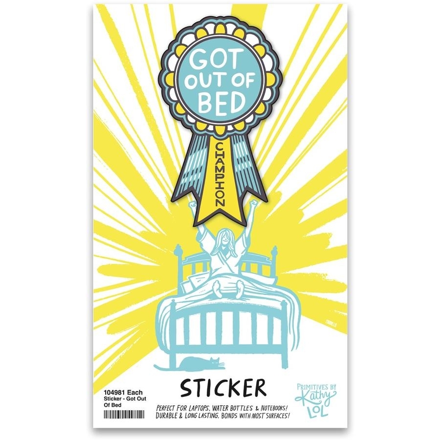 Primitives by Kathy Sticker (Got Out of Bed) Gifts For The Rider Adults ...