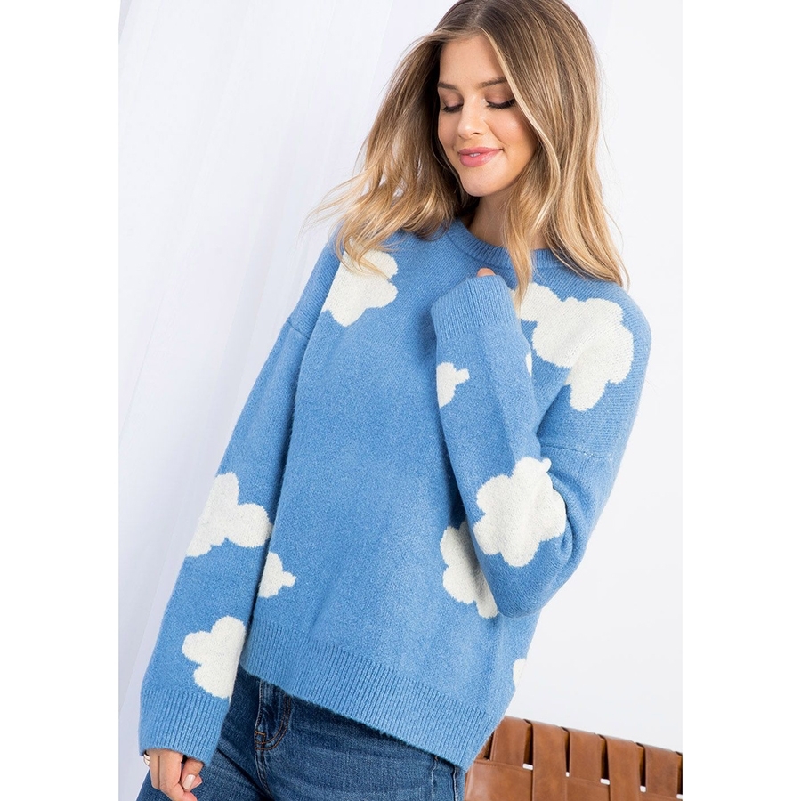Theme Blue Dreams Sweater Sweaters at Chagrin Saddlery Main