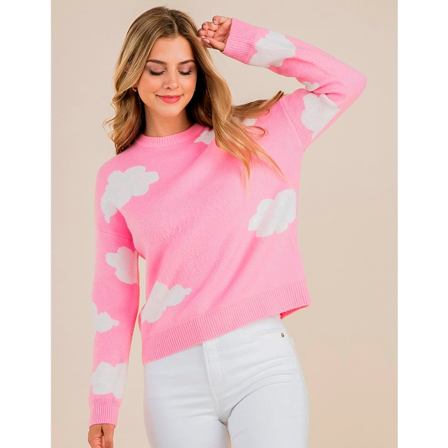 Theme Pink Dreams Sweater Sweaters at Chagrin Saddlery Main