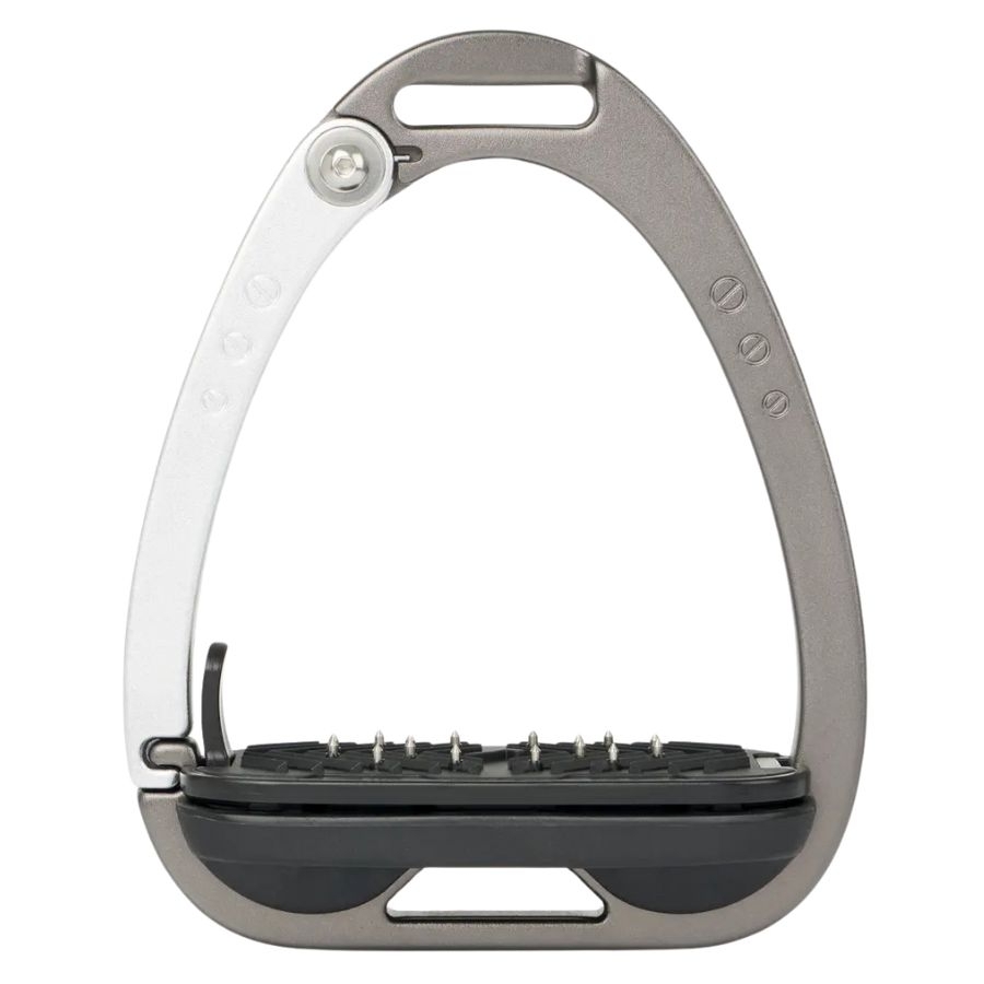 LeMieux Vector Balance Safety Stirrup Aluminum (Carbon/Silver) Stirrup ...