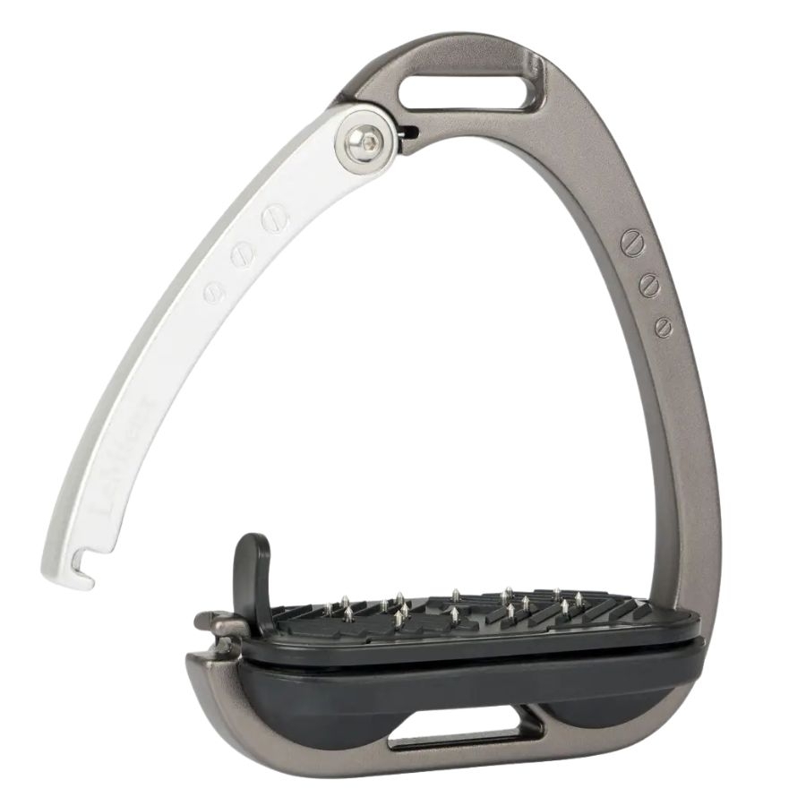 LeMieux Vector Balance Safety Stirrup Aluminum (Carbon/Silver) Stirrup ...