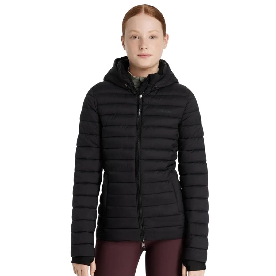 LeMieux Young Rider Ruby Puffer Jacket (Black) Children Jackets at Chagrin Saddlery Main