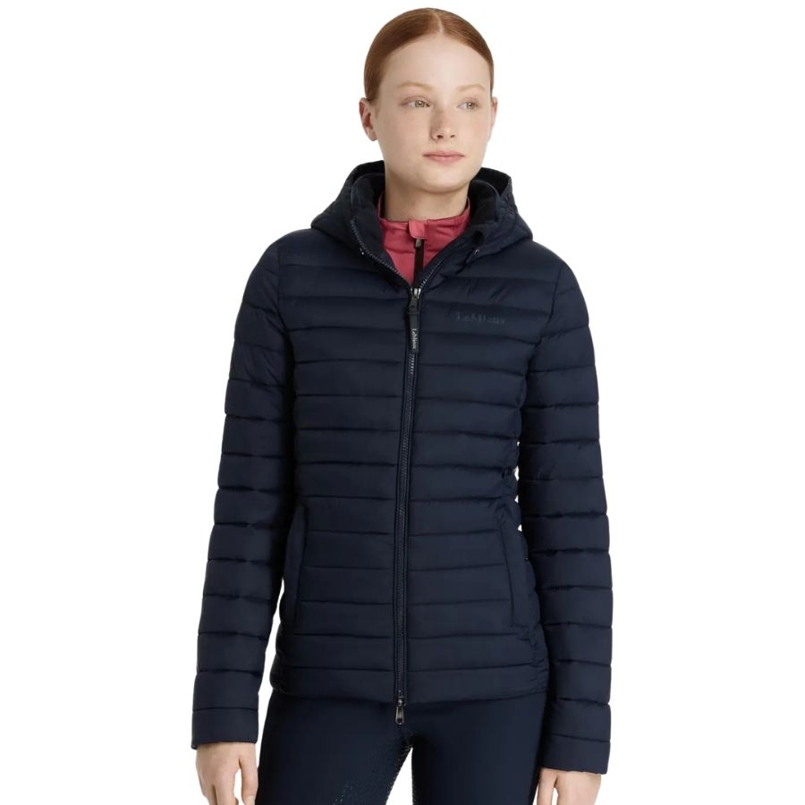 LeMieux Young Rider Ruby Puffer Jacket (Navy) Children Jackets at ...
