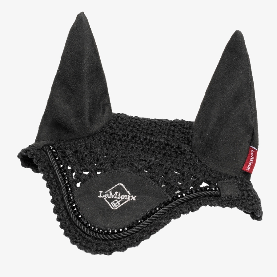 LeMieux Hobby Horse Fly Bonnet (Black) For The Rider Kids LeMieux at ...
