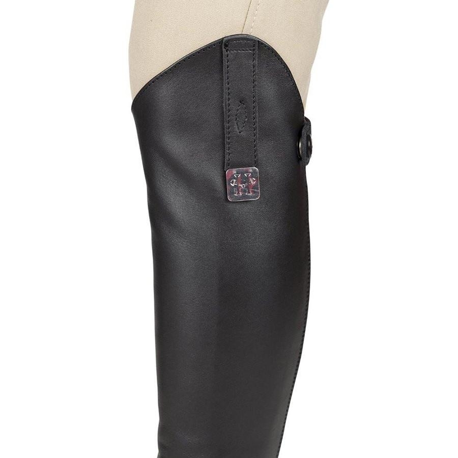 Huntley Equestrian Premium Brazilian Leather Half Chaps Adult Half ...
